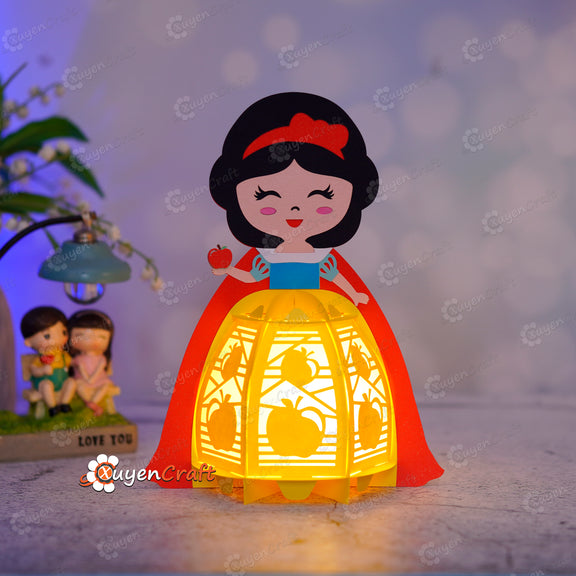 Set 3 Princess Lantern SVG, Studio, PDF Templates – 3dfancy