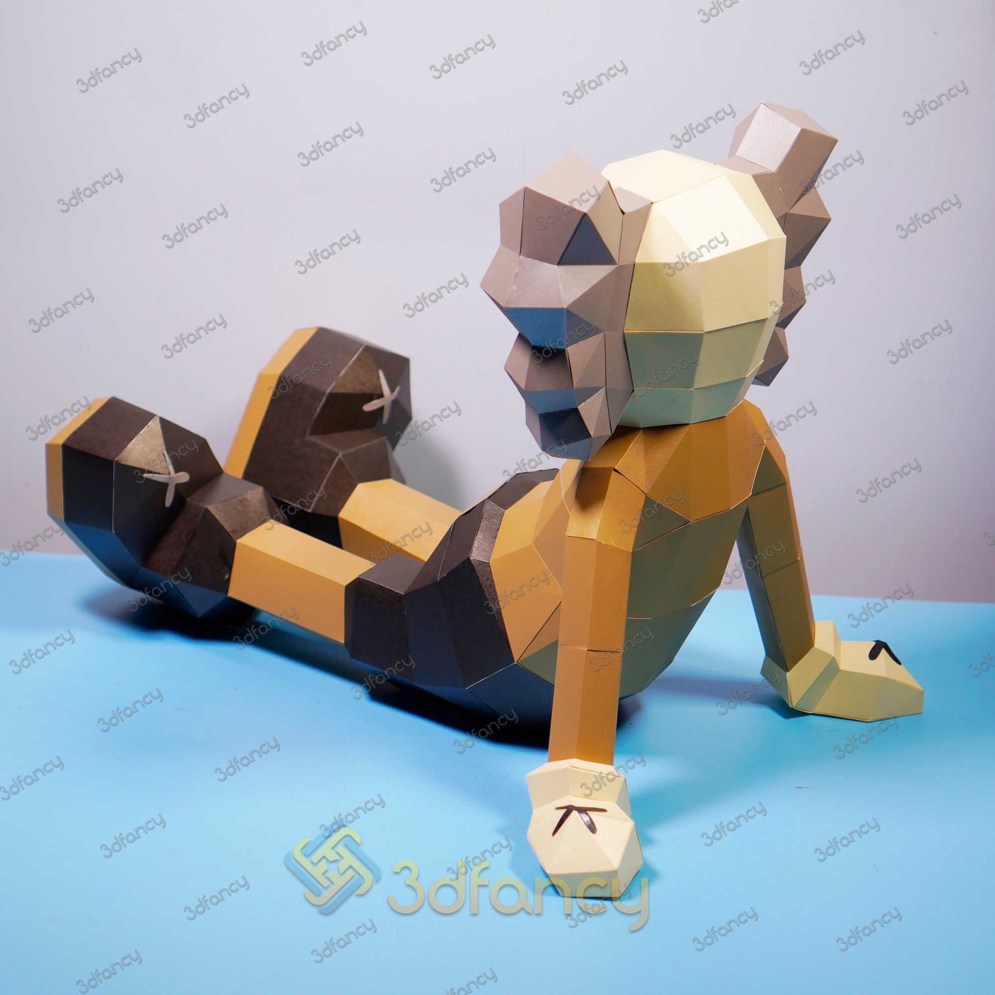 Modèle PDF, Studio, SVG de Kaws assis en papier - Gratuit dans notre g ...