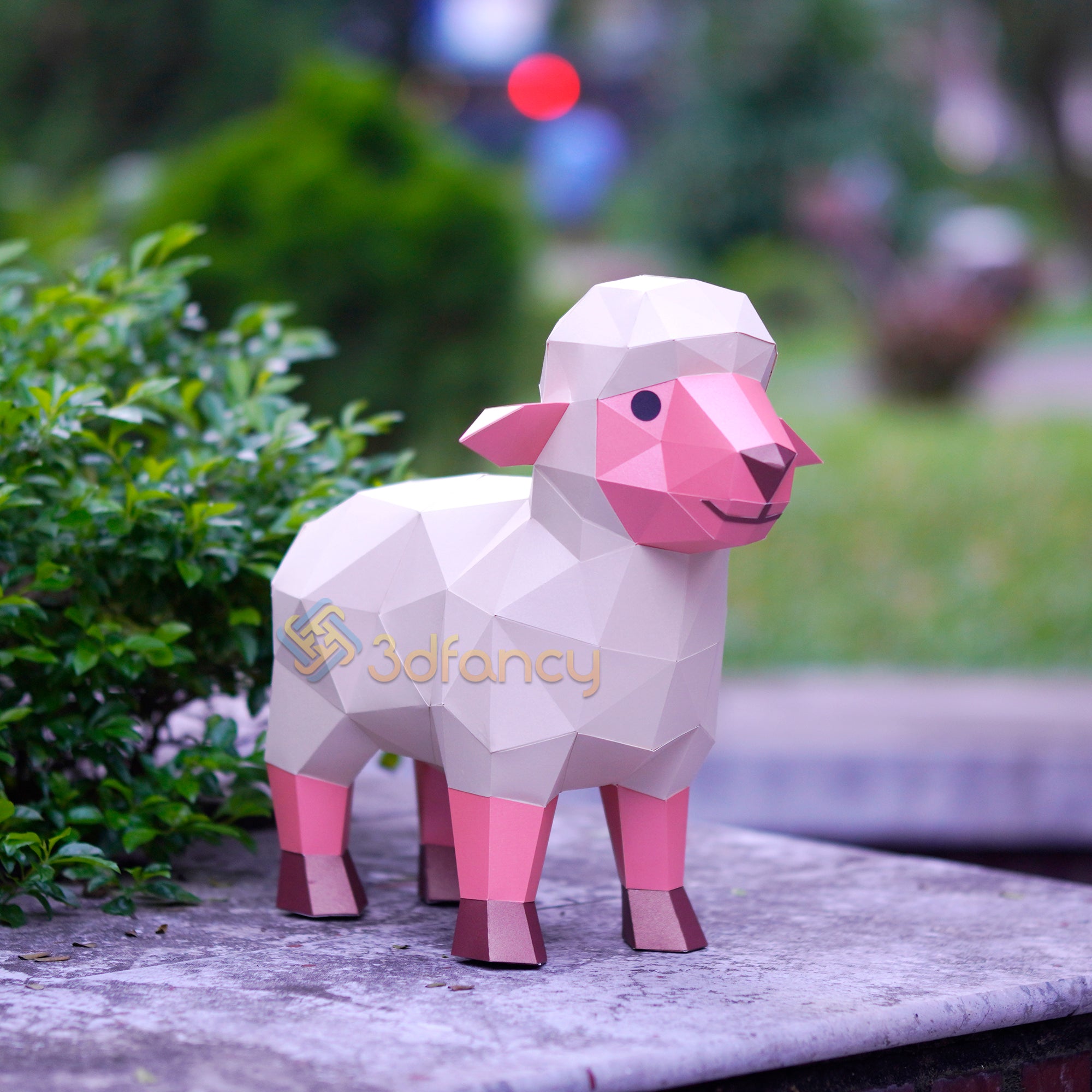Jesus and Sheep Papercraft | The Good Shepherd 3D Model Decoration | S ...