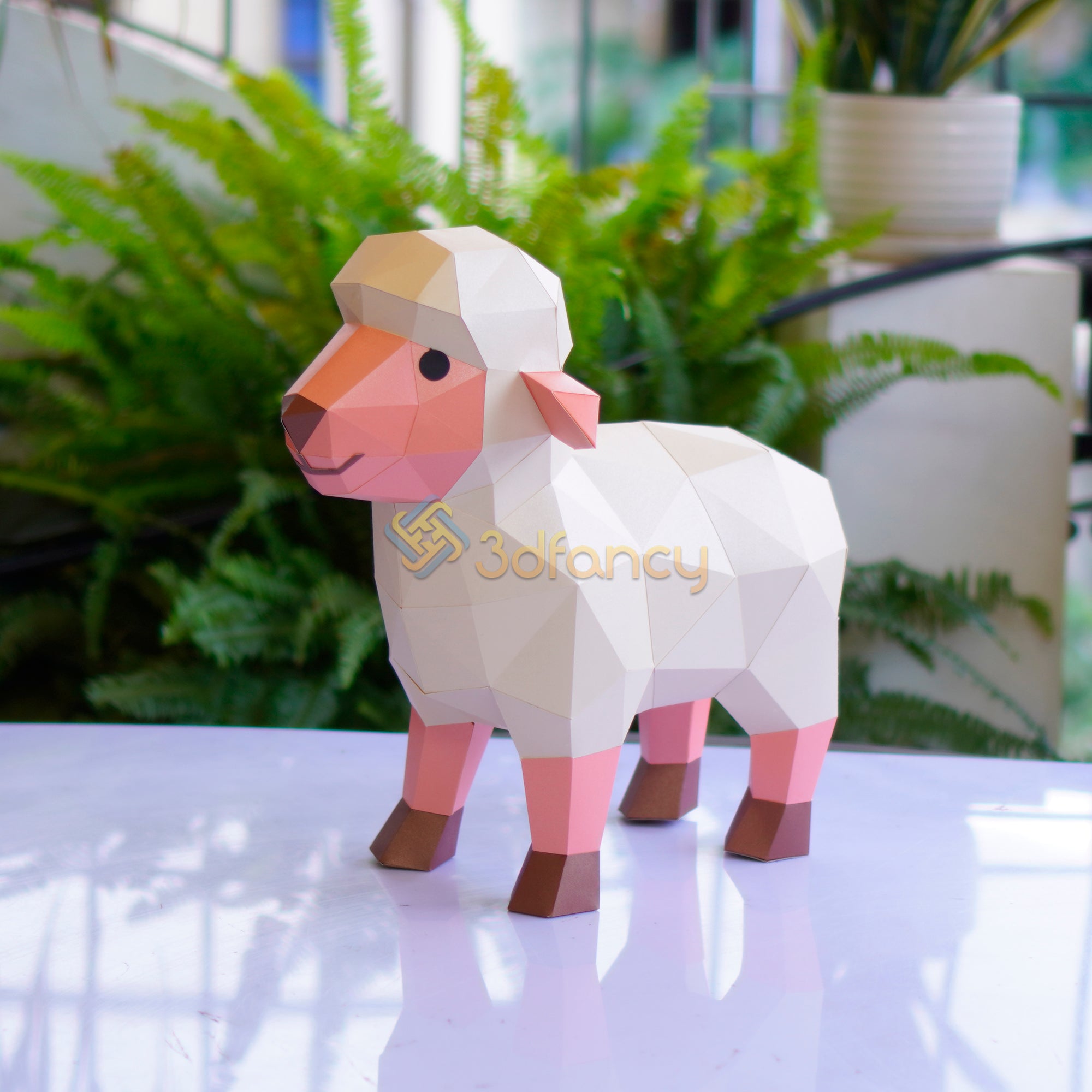Jesus and Sheep Papercraft | The Good Shepherd 3D Model Decoration | S ...