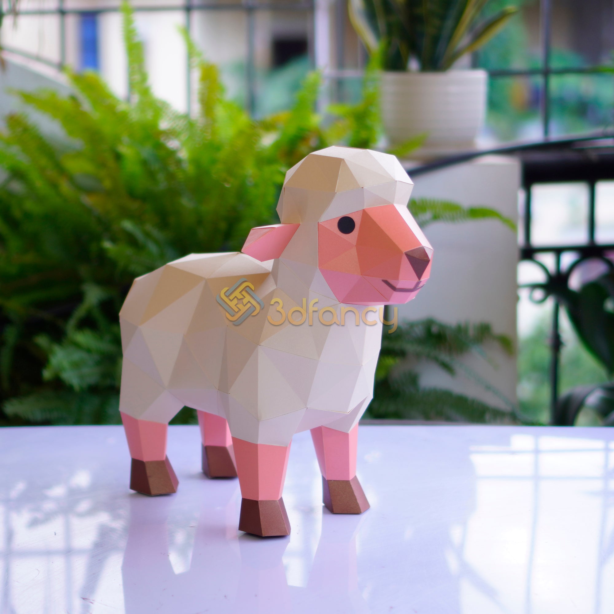 Jesus and Sheep Papercraft | The Good Shepherd 3D Model Decoration | S ...