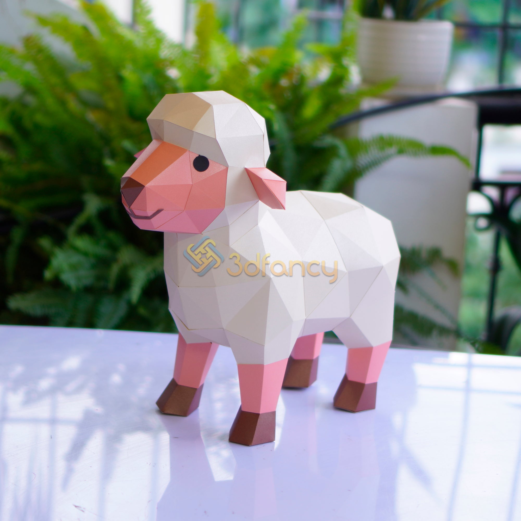 Jesus and Sheep Papercraft | The Good Shepherd 3D Model Decoration | S ...
