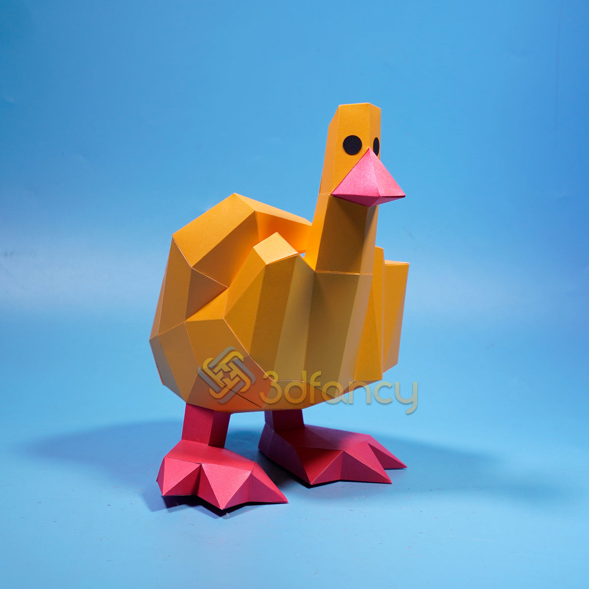Middle Finger Duck You Papercraft PDF, SVG Template – 3dfancy