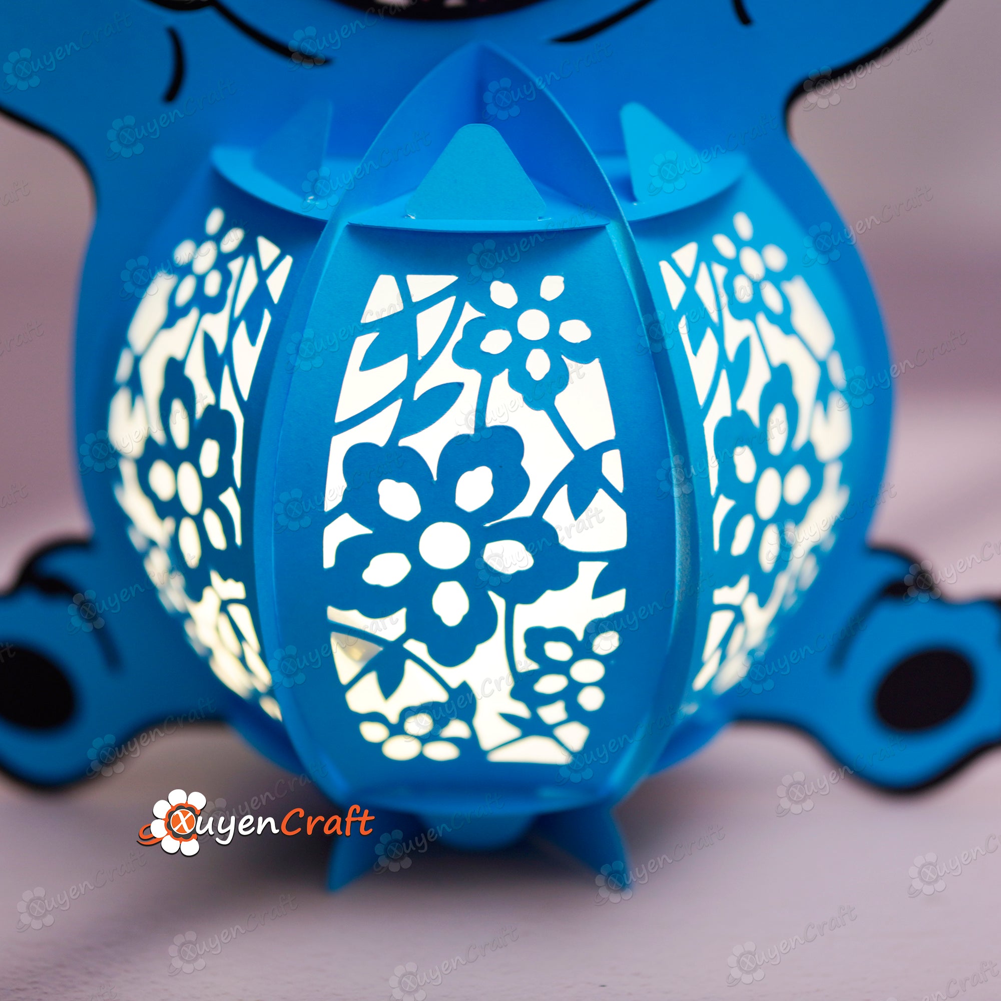 Stitch Lantern PDF, SVG, Studio Templates | Free Fanmade Model (Person ...