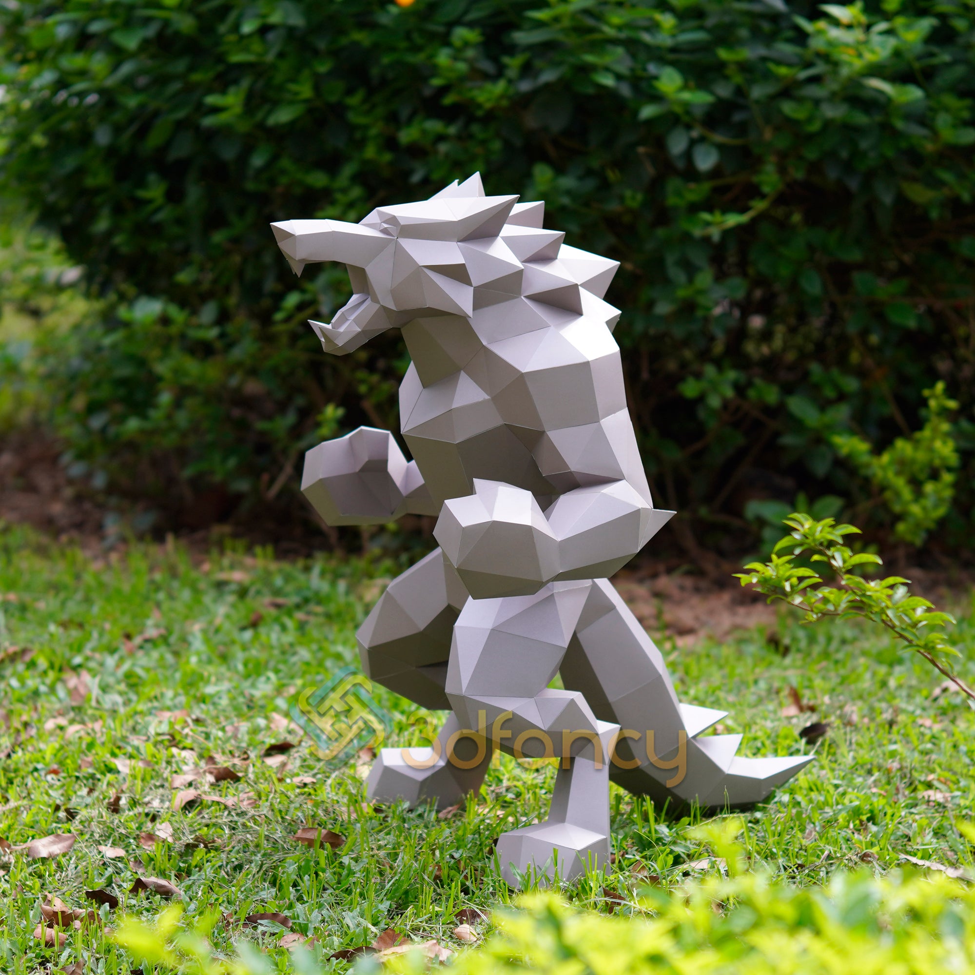 3D Papercraft Werewolf PDF, SVG, Studio Template – 3dfancy