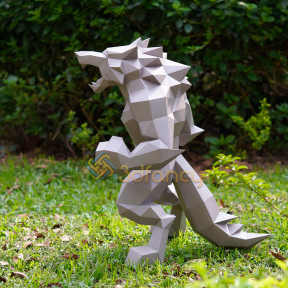 3D Papercraft Werewolf PDF, SVG, Studio Template – 3dfancy
