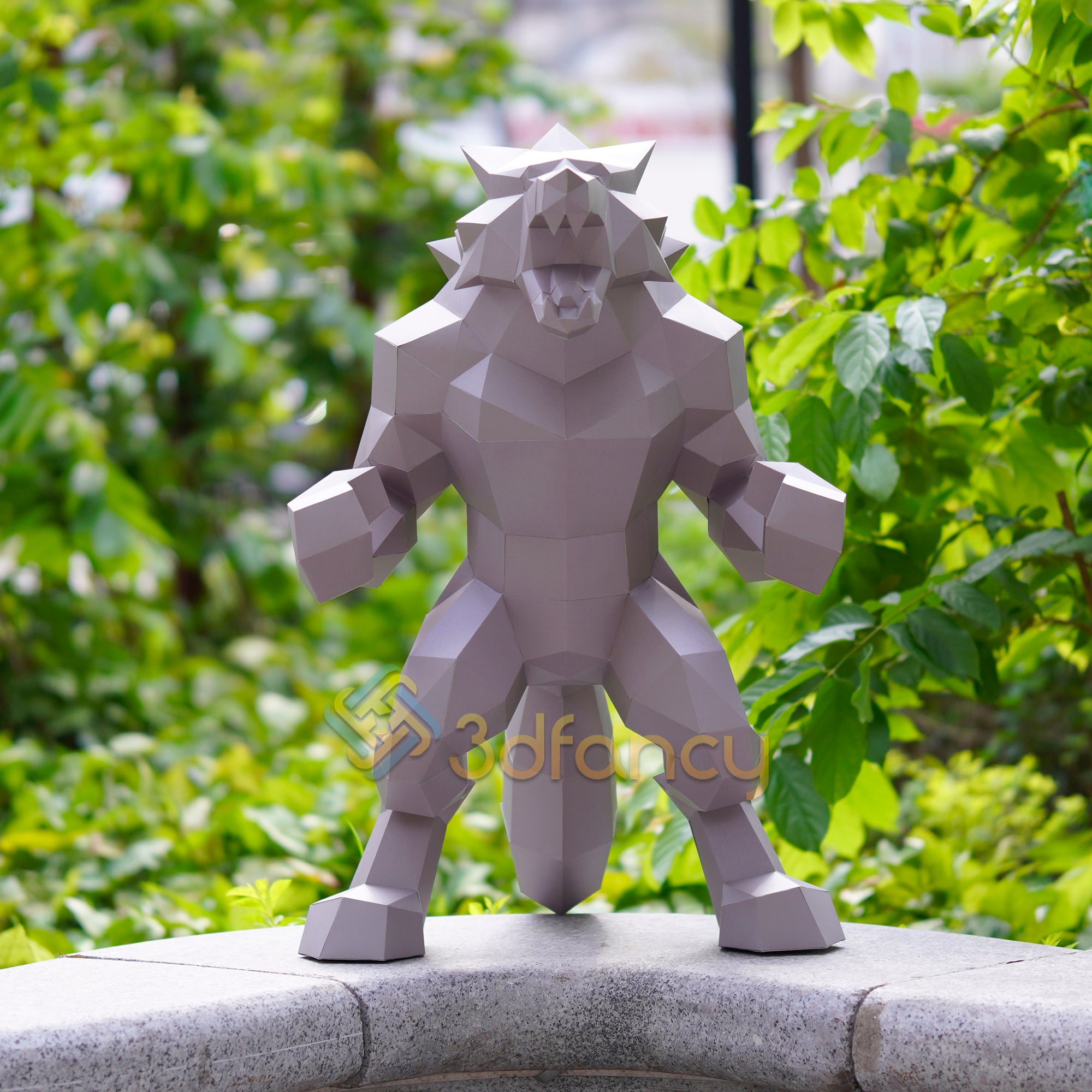 3D Papercraft Werewolf PDF, SVG, Studio Template – 3dfancy