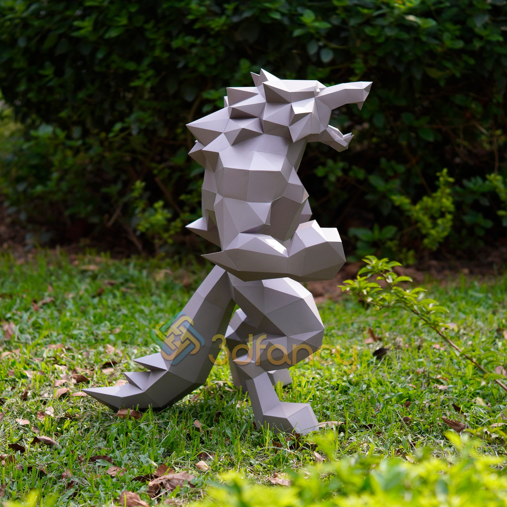 3D Papercraft Werewolf PDF, SVG, Studio Template – 3dfancy