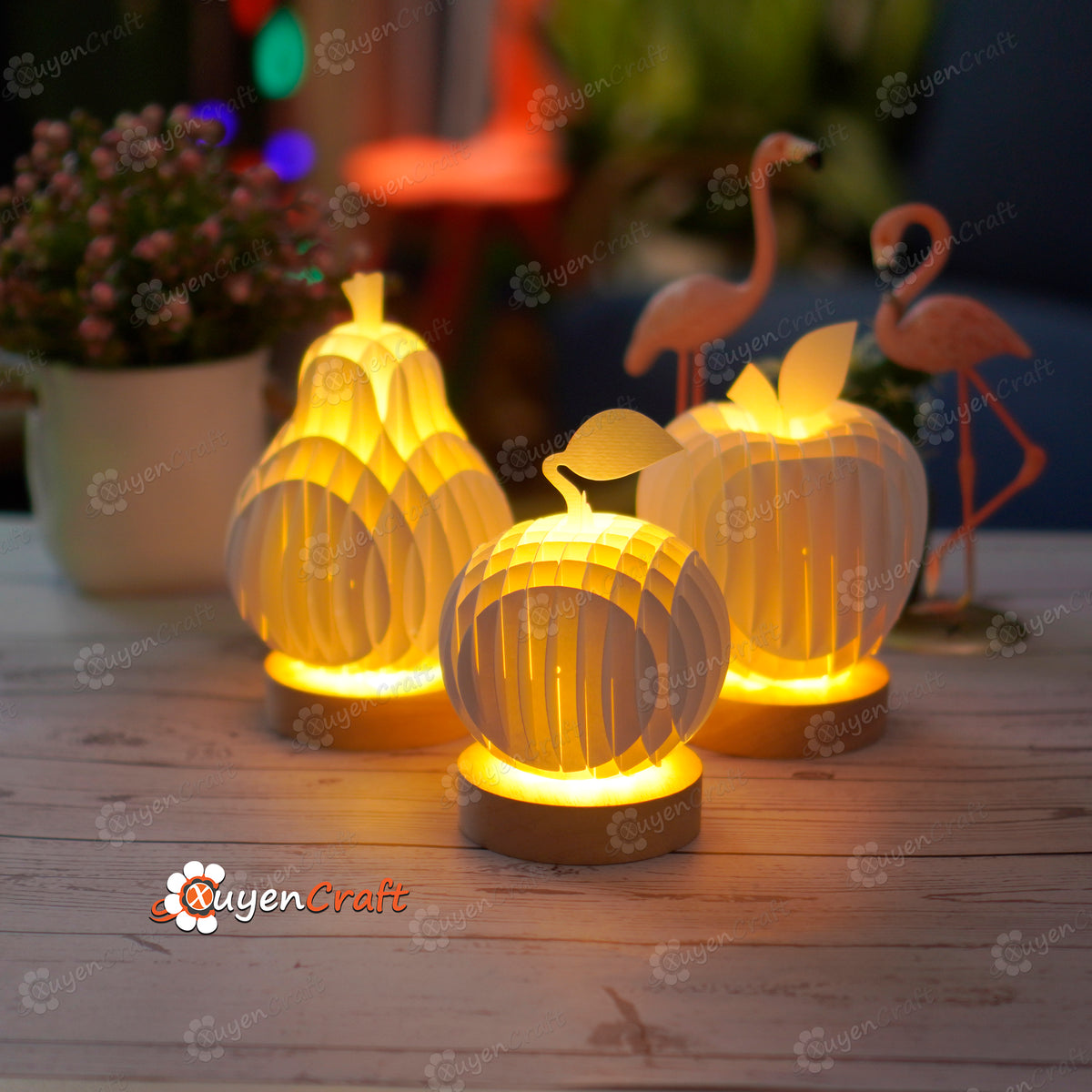 PDF, SVG, Studio Template Fruit Pop up, 3D Papercut Sliceform Popup, S ...