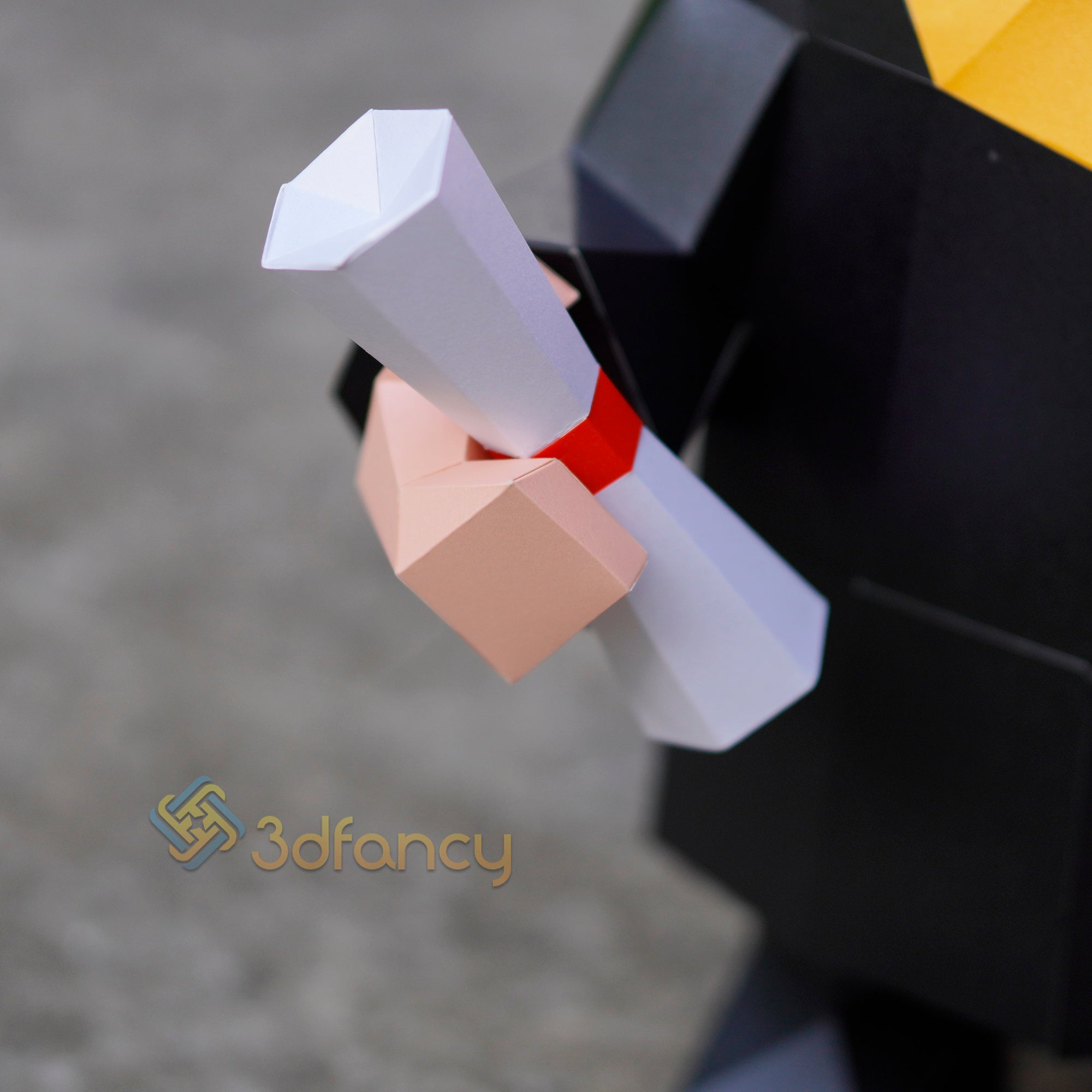 Set of 2 Graduation Papercraft SVG PDF – 3D Boy & Girl DIY Gift Templa ...
