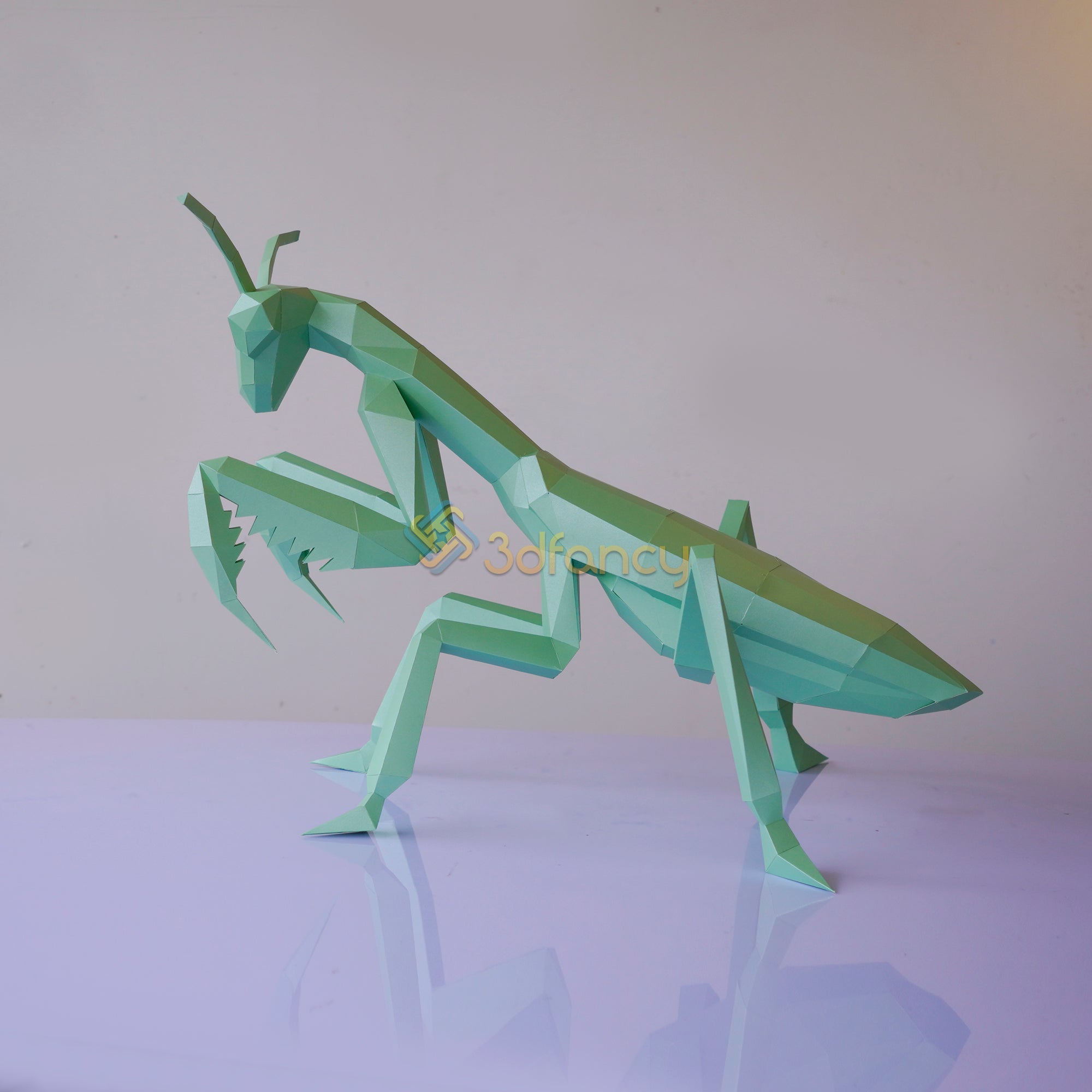 3D Mantis Papercraft SVG PDF Template – 3dfancy