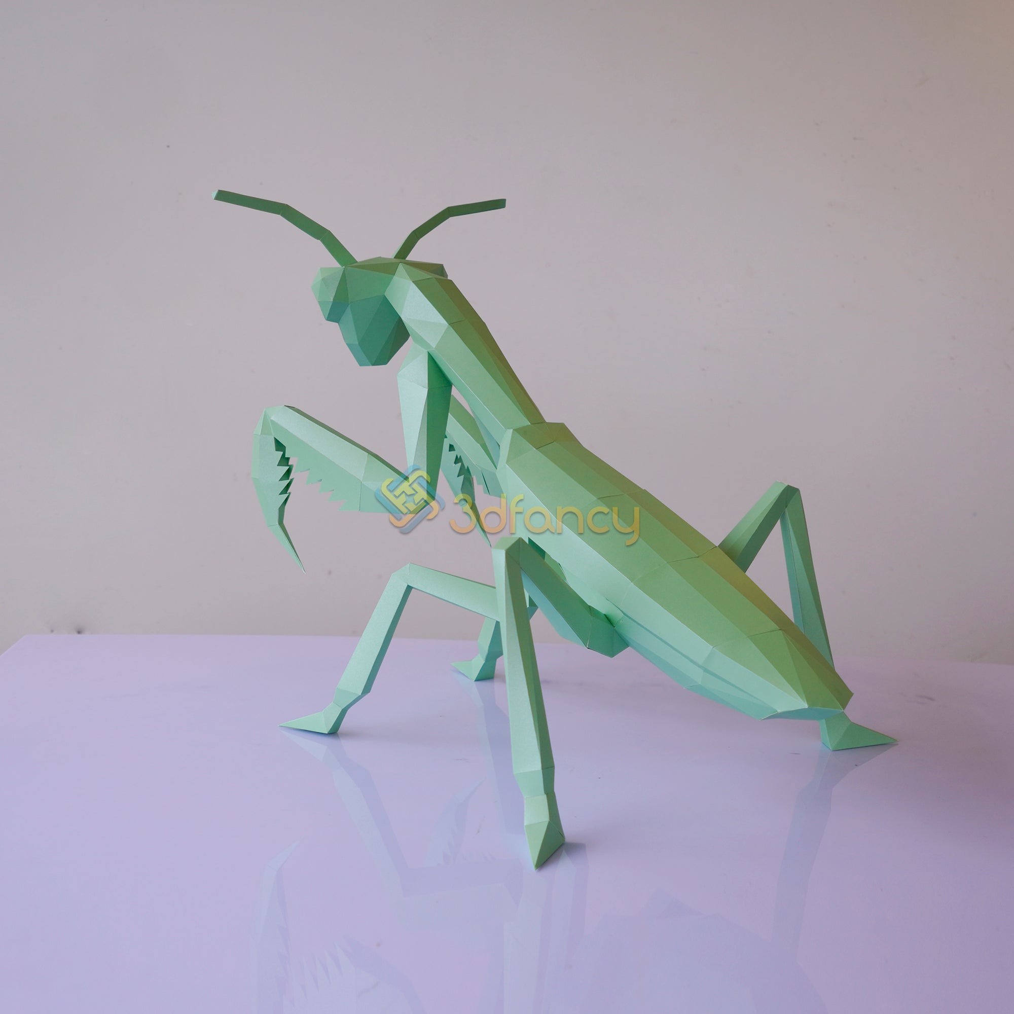 3D Mantis Papercraft SVG PDF Template – 3dfancy