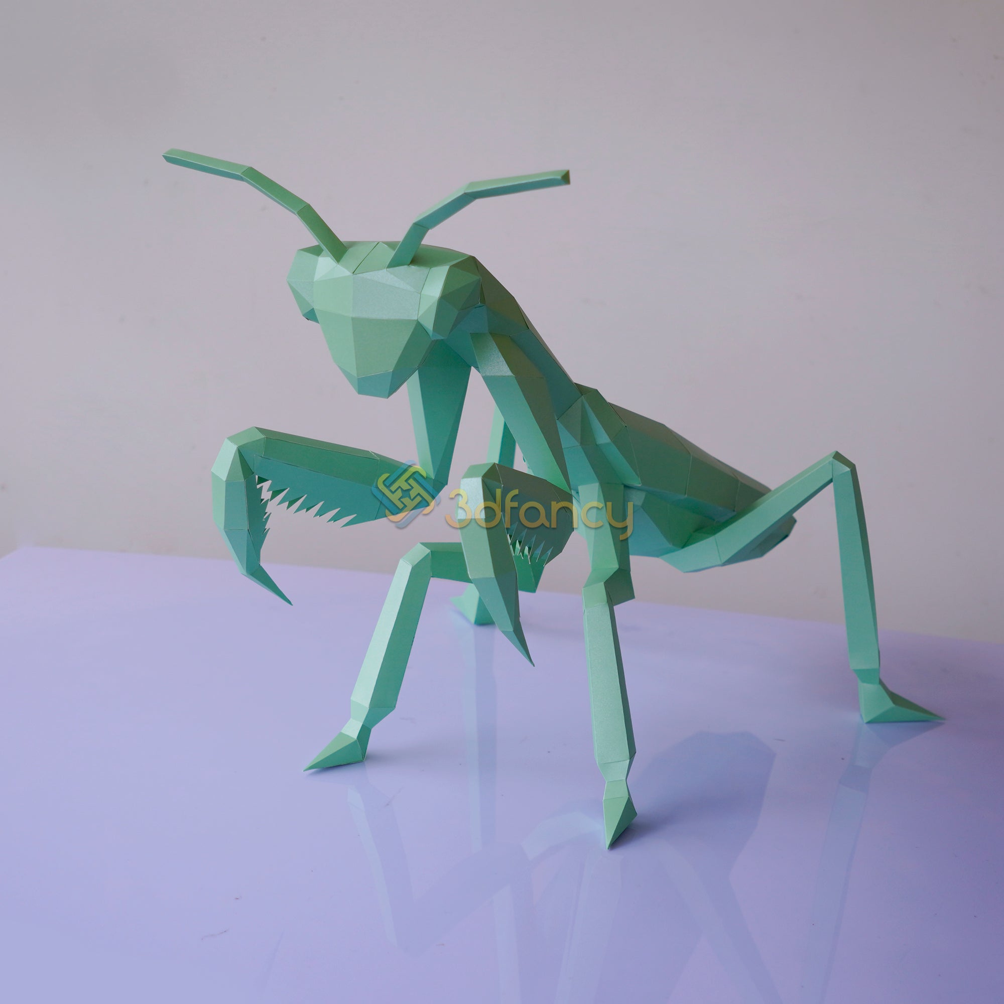 3D Mantis Papercraft SVG PDF Template – 3dfancy