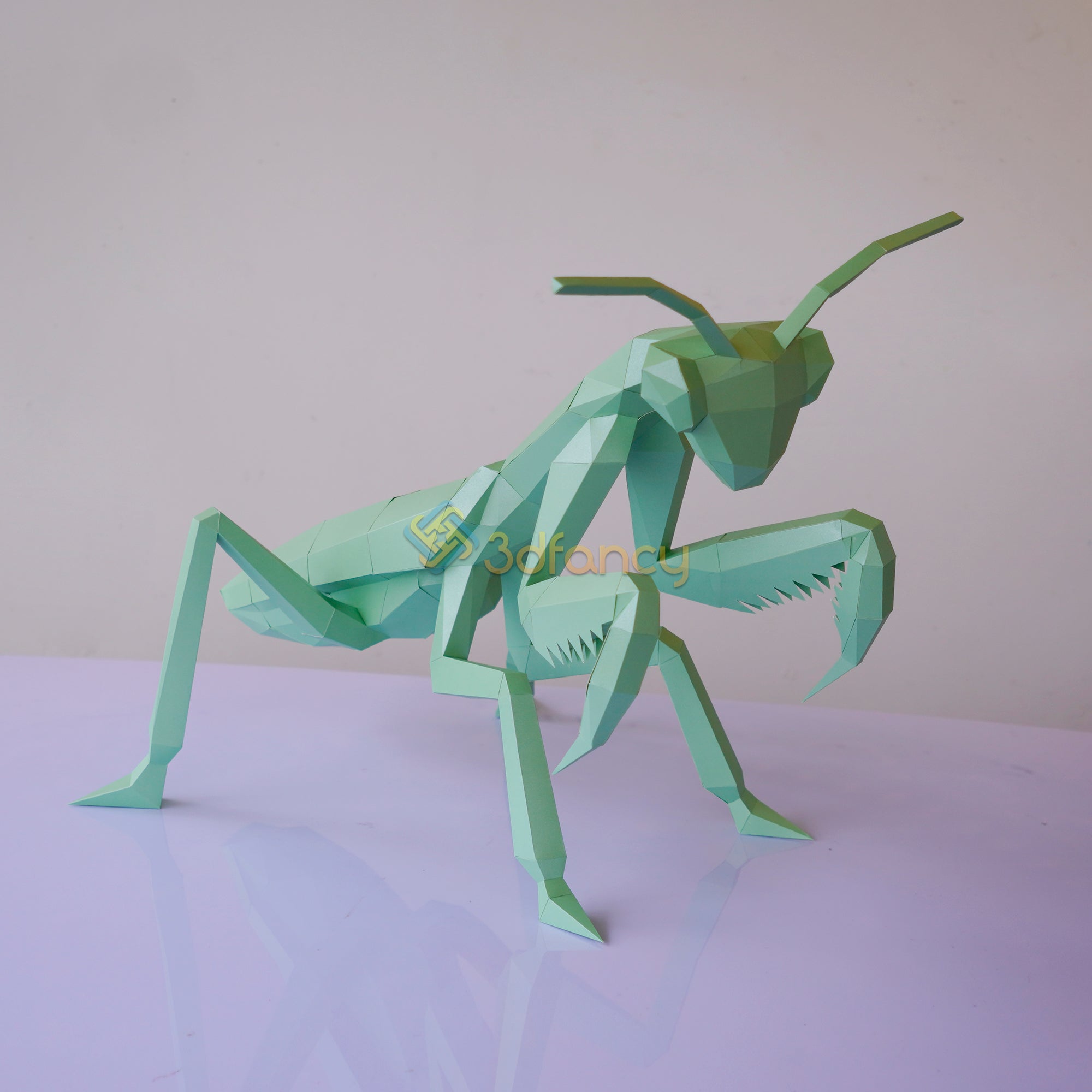 3D Mantis Papercraft SVG PDF Template – 3dfancy