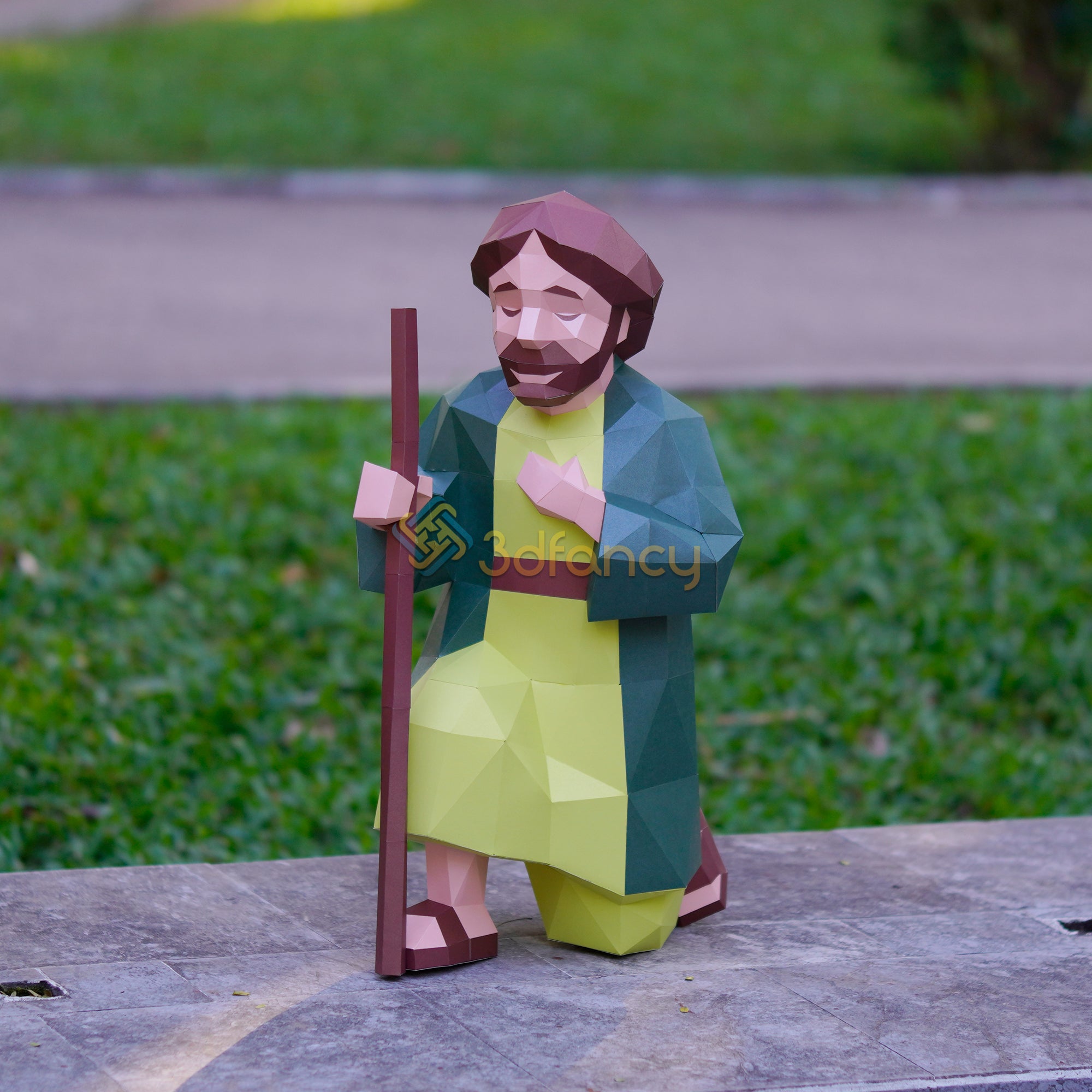 Nativity Scene Papercraft 3D SVG Bundle – Virgin Mary, Saint Joseph, B ...