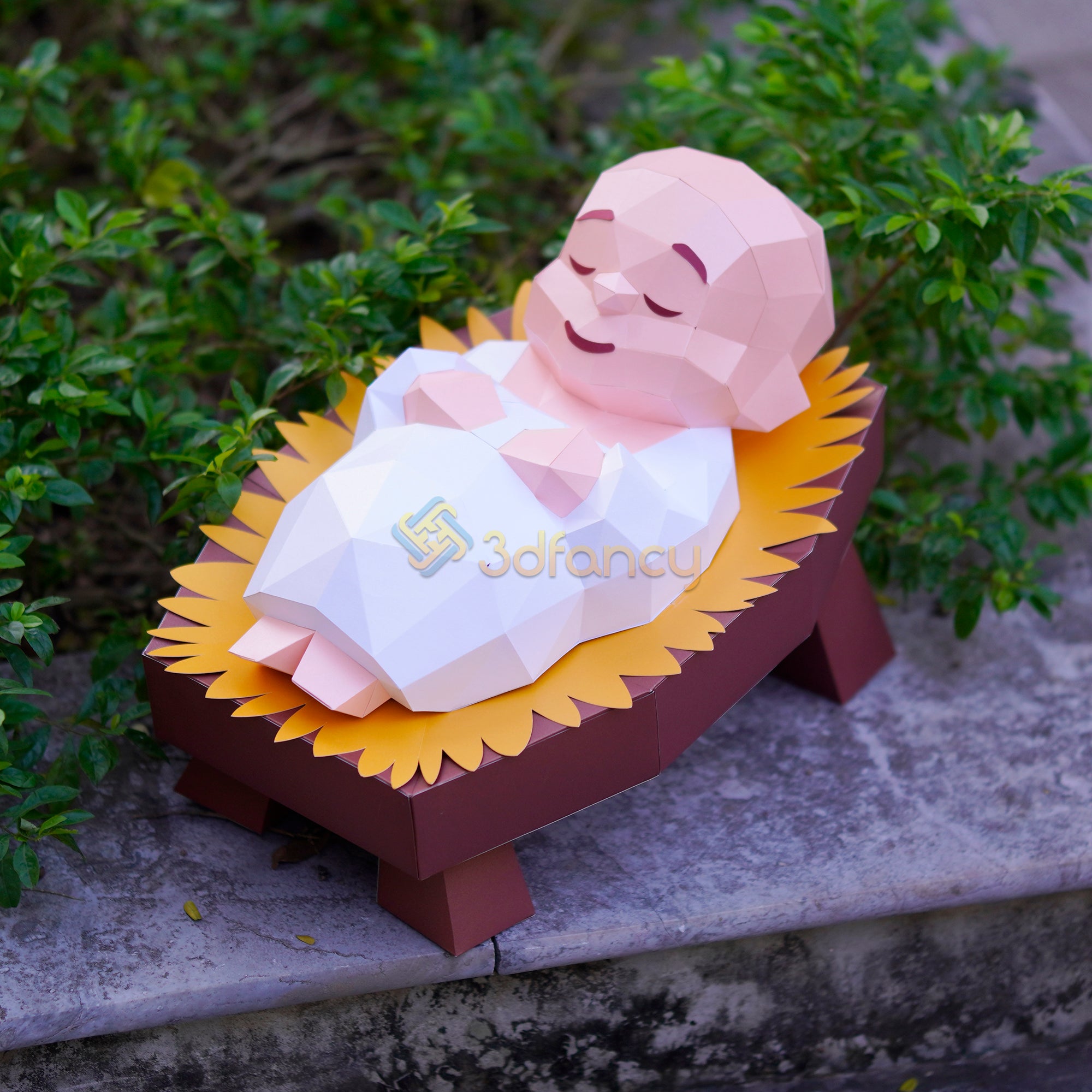 Nativity Scene Papercraft 3D SVG Bundle – Virgin Mary, Saint Joseph, B ...