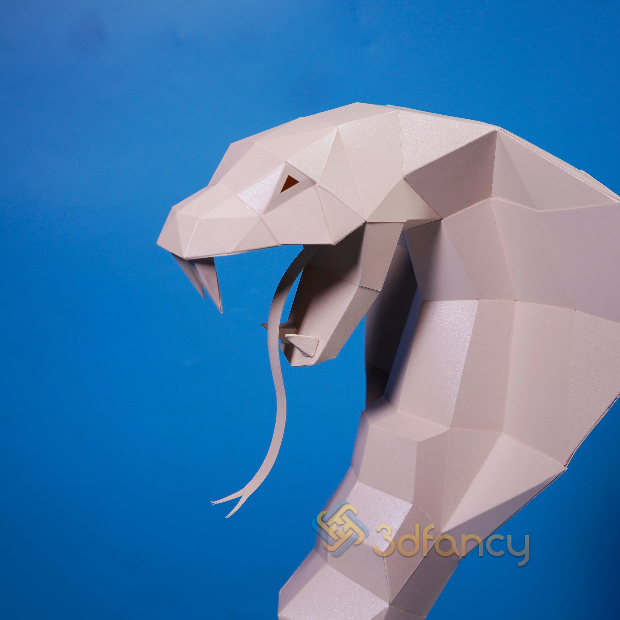 Snake Papercraft 3D SVG, Studio, PDF Template – 3dfancy