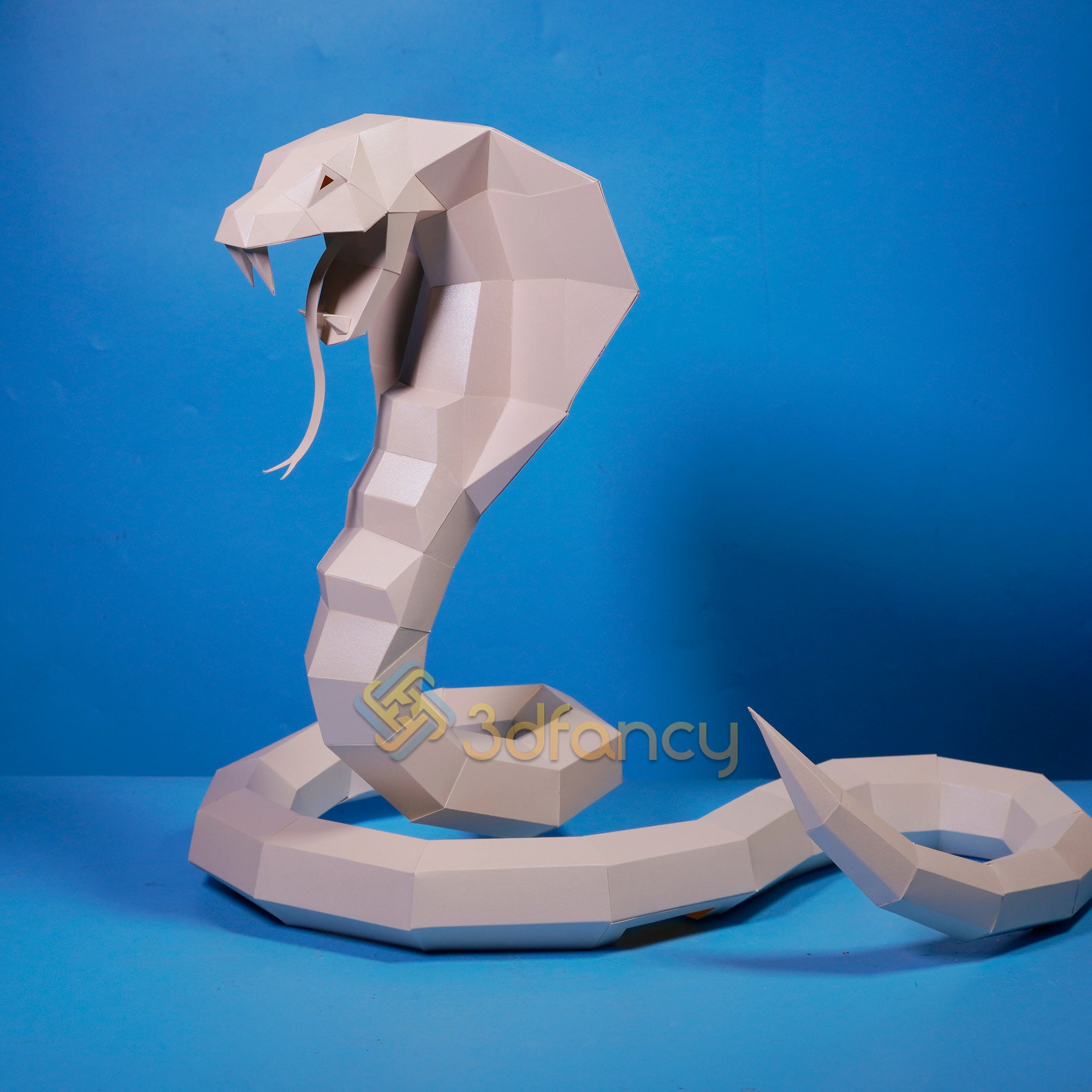 Snake Papercraft 3D SVG, Studio, PDF Template – 3dfancy