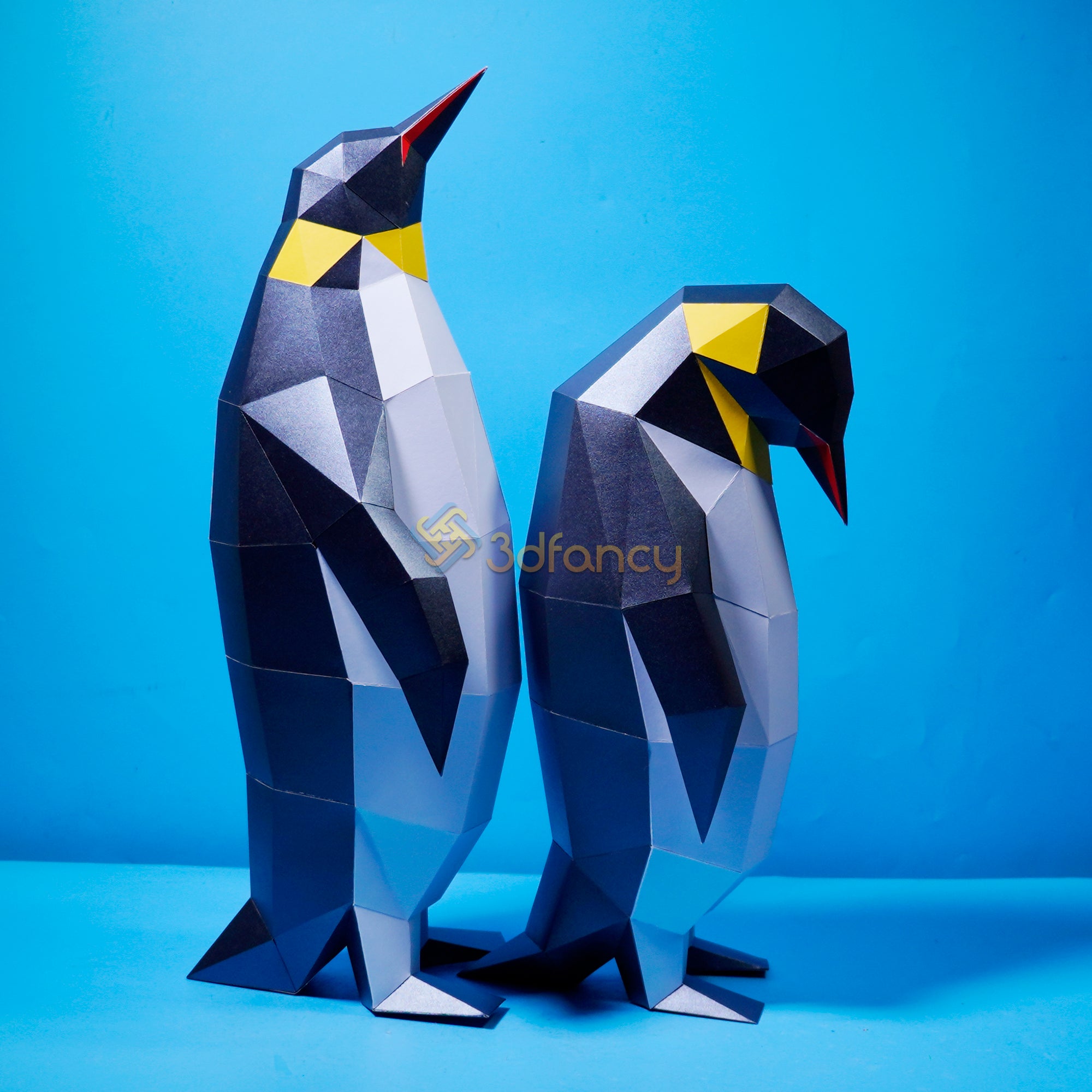 Family Penguin Papercraft PDF, SVG, Studio Template - DIY Papercraft E ...
