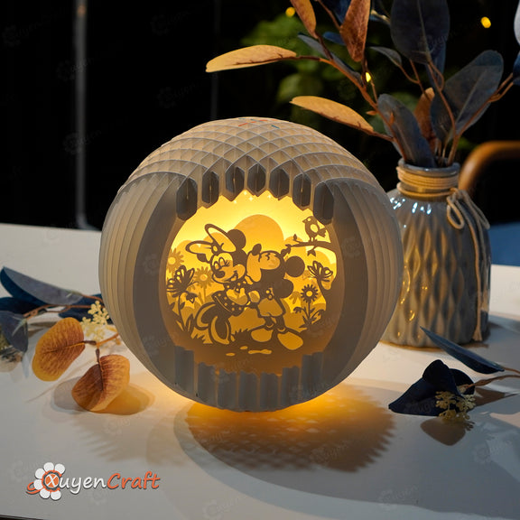 Mickey Mouse Sphere Pop Up SVG for Cricut, Cameo 4, ScanNcut – 3dfancy