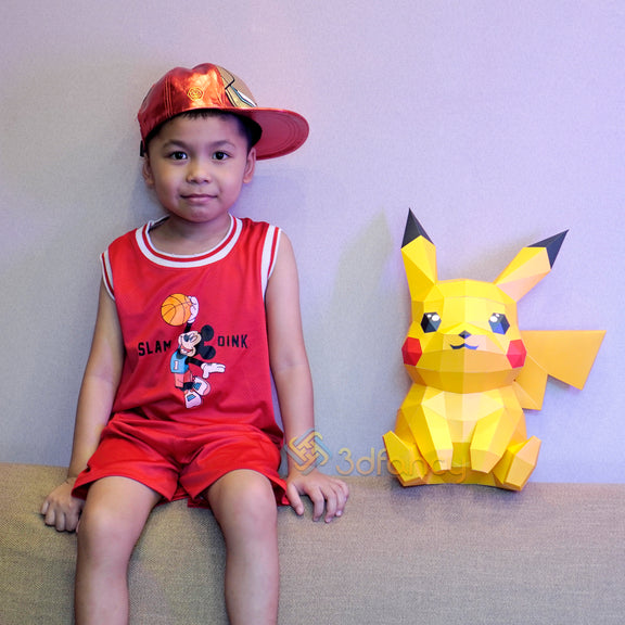 Pokémon Papercraft DIY Pikachu 3D Papercraft SVG Cricut, PDF ...